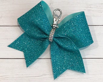 Cheer Bow Key Chain - Etsy