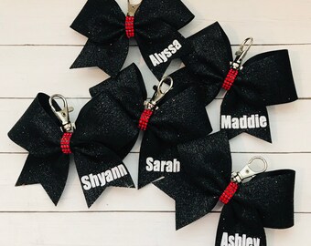 Cheer Bow Key Chain | Etsy