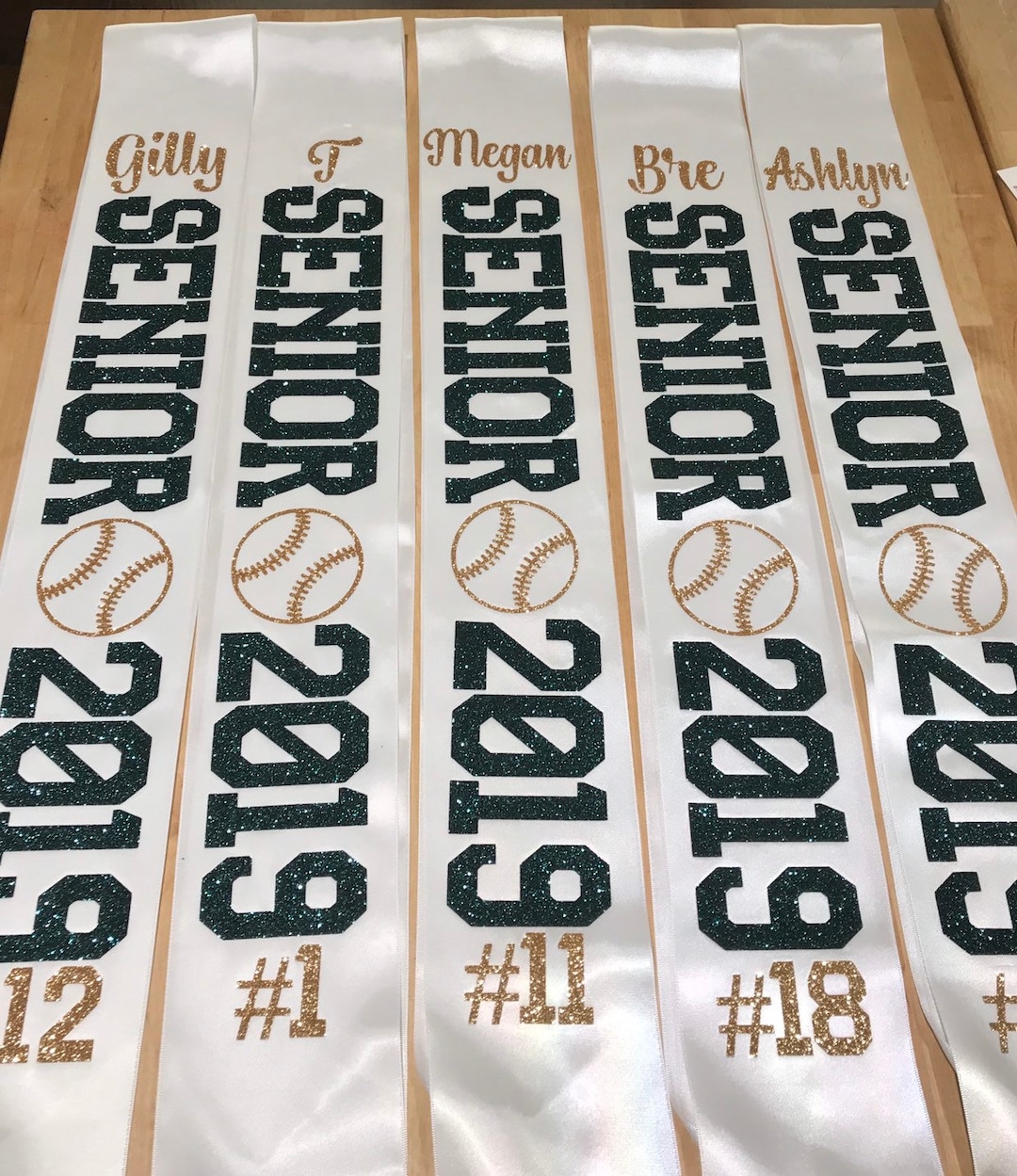 Custom Personalized Senior Sash (all Colors and Sports Available) - Etsy