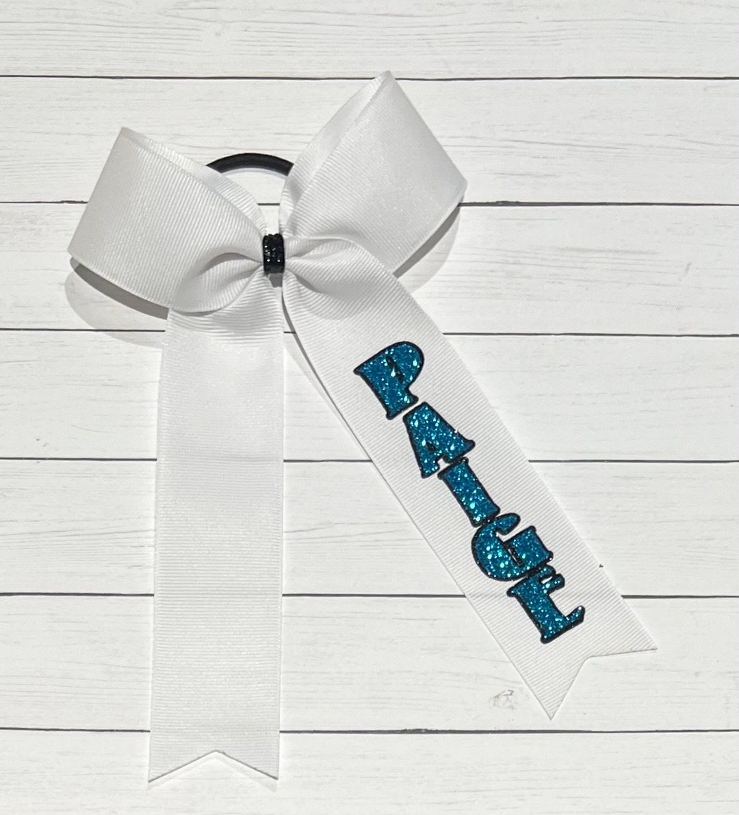 Collegiate Cheer Bow Ribbon Bow Long Tail Bow Narrow Bow College Bow - Etsy