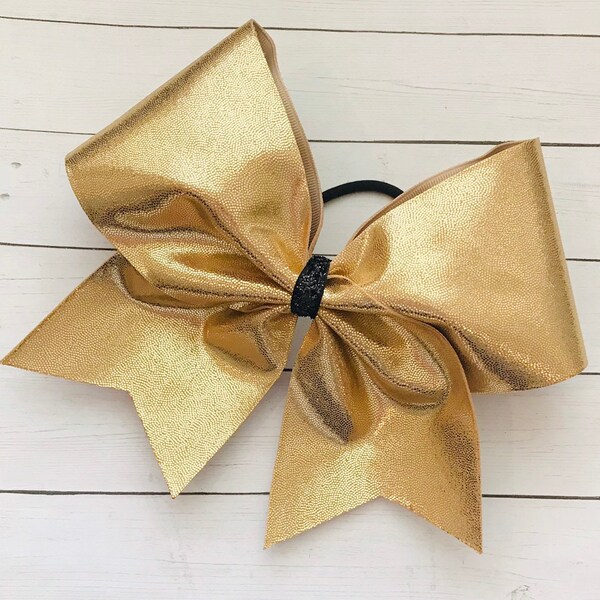 Metallic Cheer Bow - Etsy