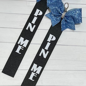Pin Me Ribbon Pin Me Cheer Pin Me Bag Tag - Etsy