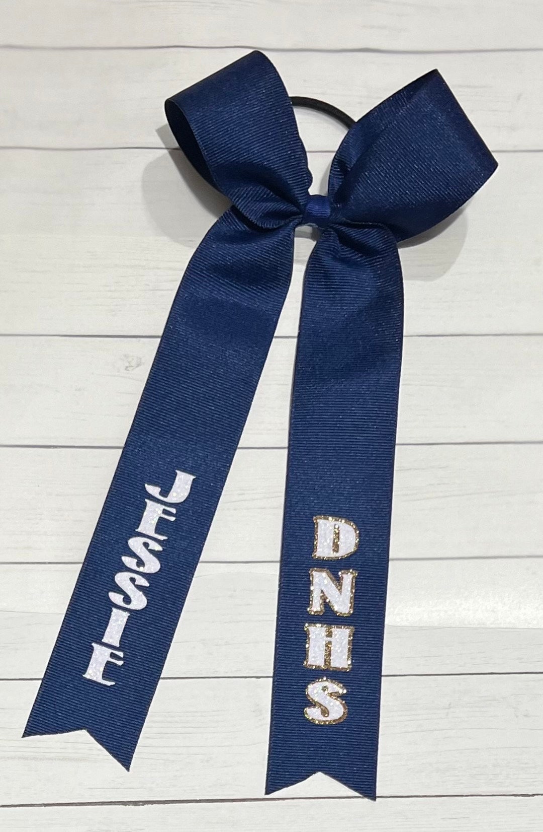 Collegiate Cheer Bow Ribbon Bow Long Tail Bow Narrow Bow College Bow - Etsy