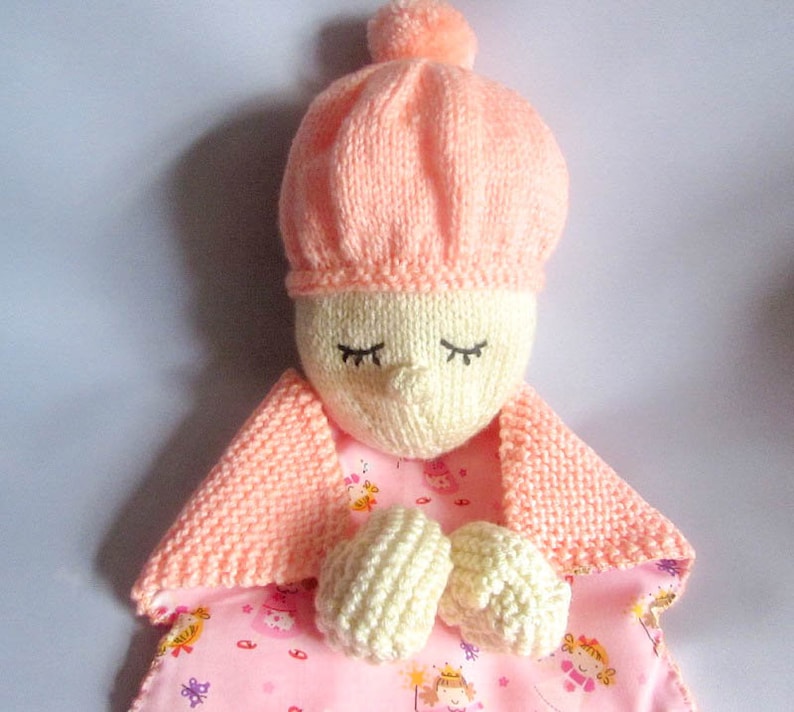 Knitting Pattern Doll Comfort Lovey Dolly Comfort Lovie - Etsy