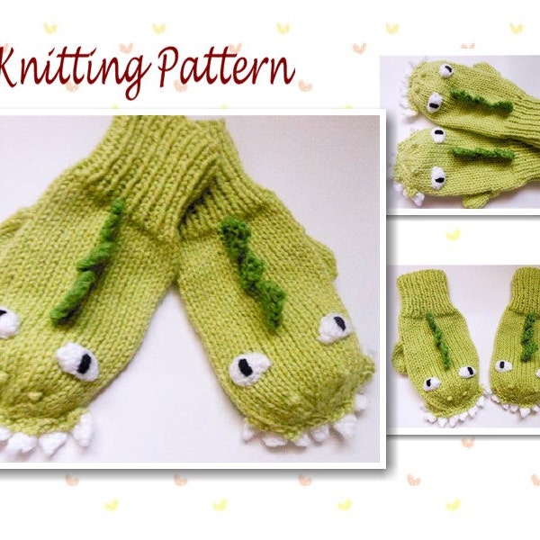 Animal Mittens - Etsy