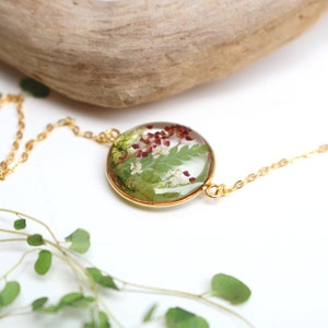 Gold Enchanted Forest Woodland Fairycore Bracelet With Real Moss Ferns ...