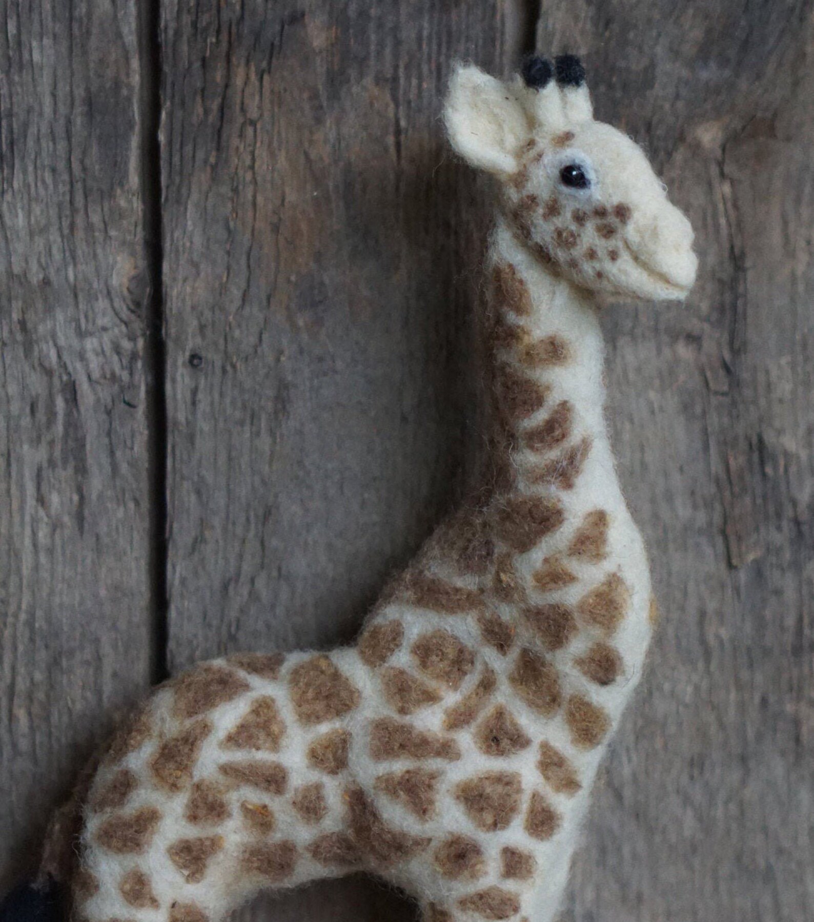 Needle Felted Giraffe | Etsy
