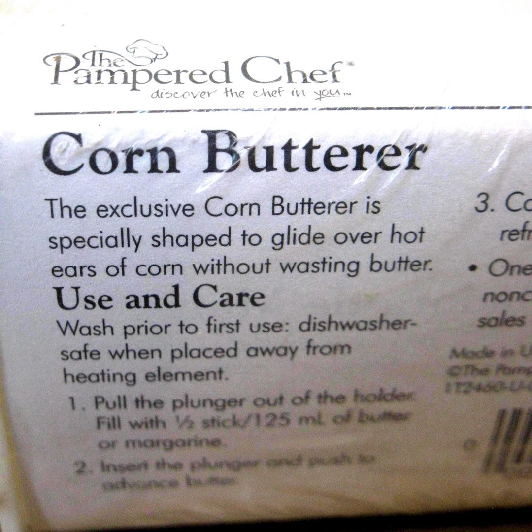 NOS PAMPERED CHEF Corn Butterer #2460 -sealed & Unopened “specially ...