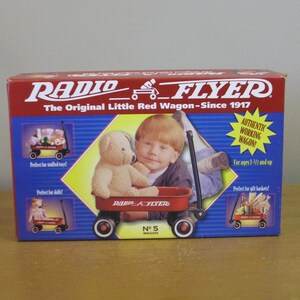 NEW in Box RADIO FLYER Little Red Wagon -model 5 -miniature Wagon -lawn ...