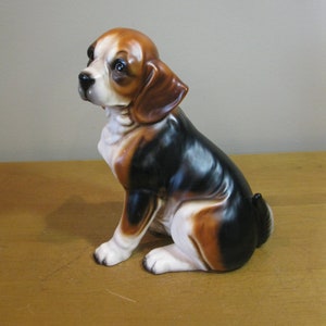 MCM BEAGLE Ceramic XL Dog Figurine- Japan -10" H -excellent -1950s ...