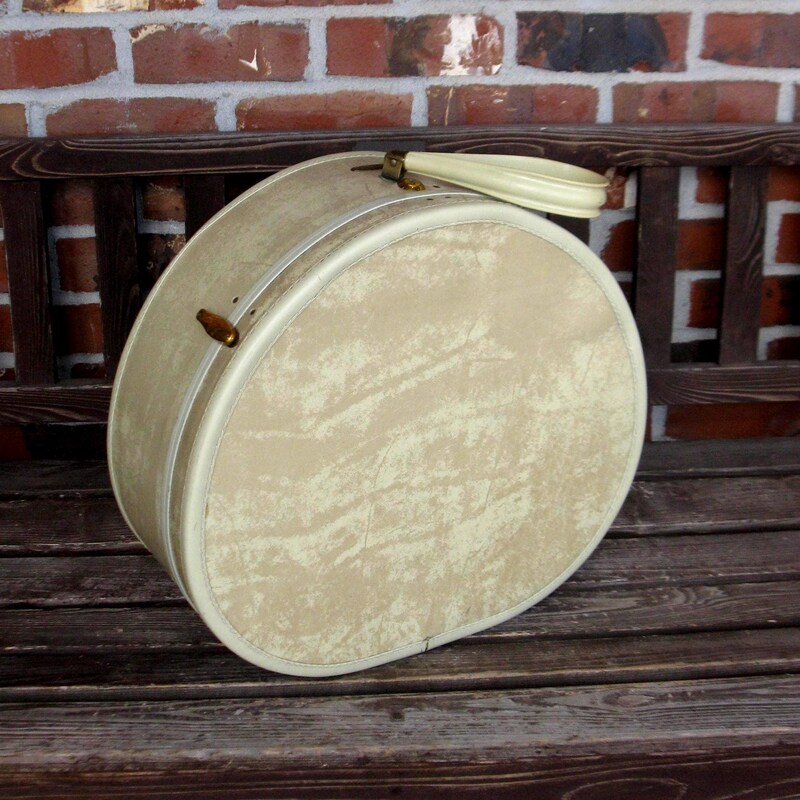 Round Suitcase - Etsy