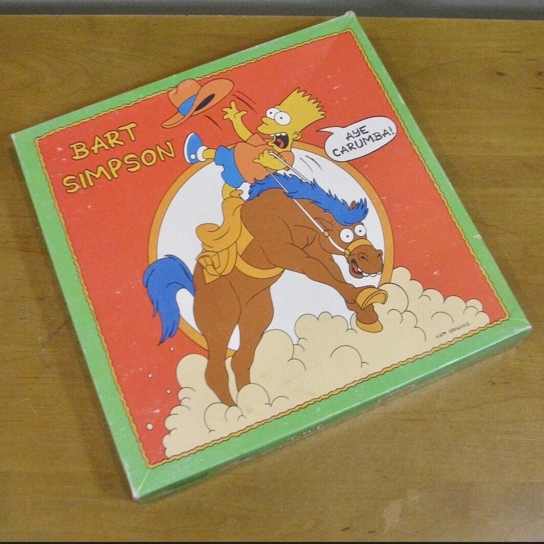 SEALED 1990 the Simpsons Vintage Puzzle milton Bradley bart - Etsy