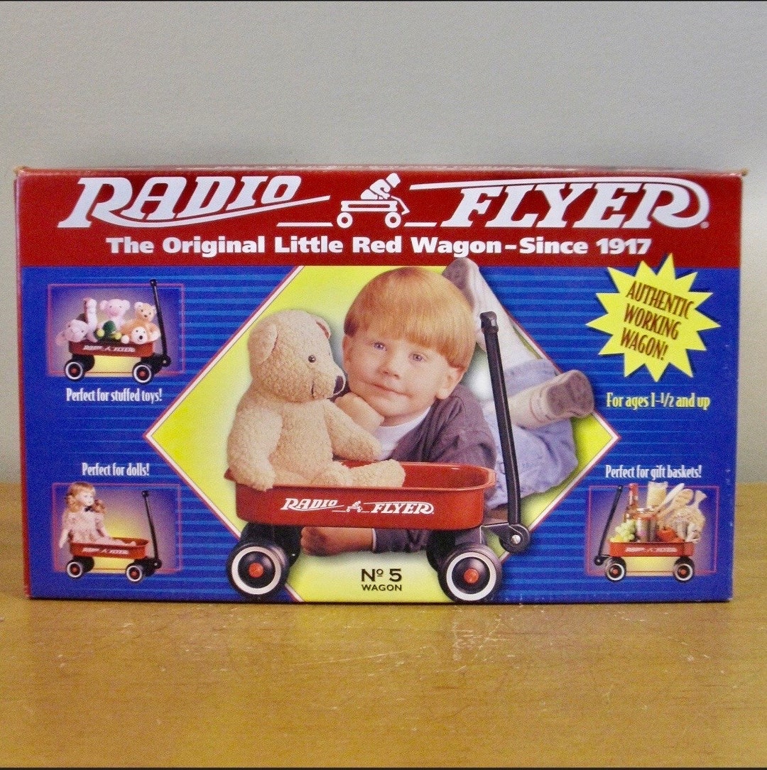 NEW in Box RADIO FLYER Little Red Wagon -model 5 -miniature Wagon -lawn ...