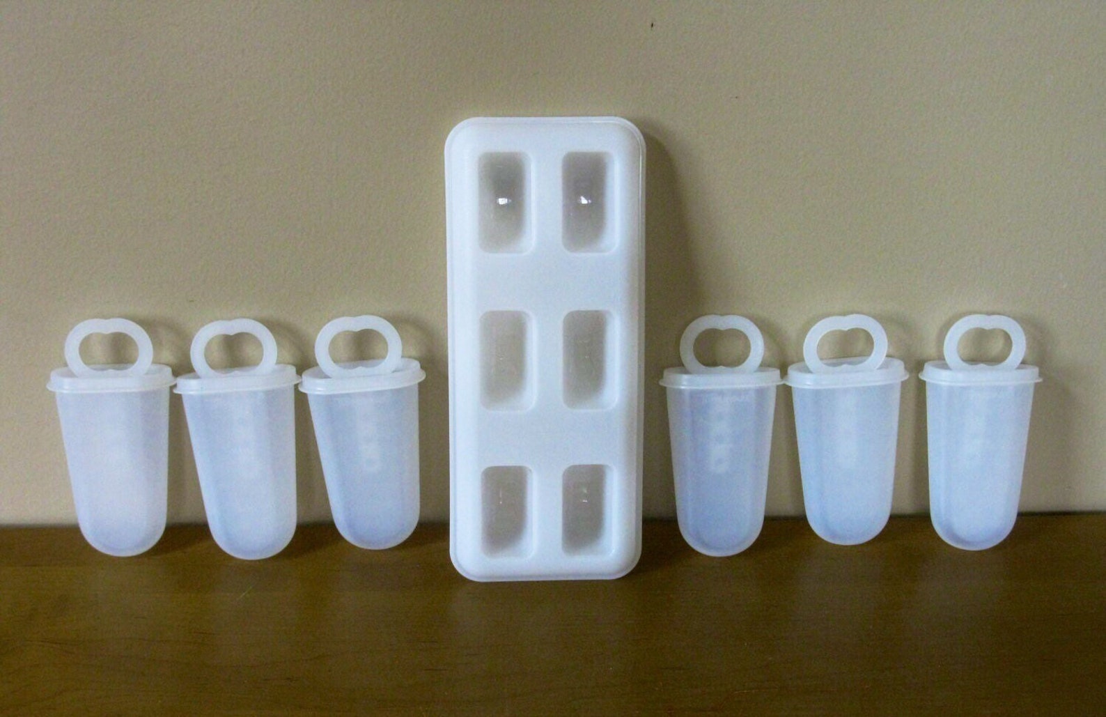 VTG 1970s TUPPERWARE Ice Tups Set popsicle Mold holds 6 - Etsy