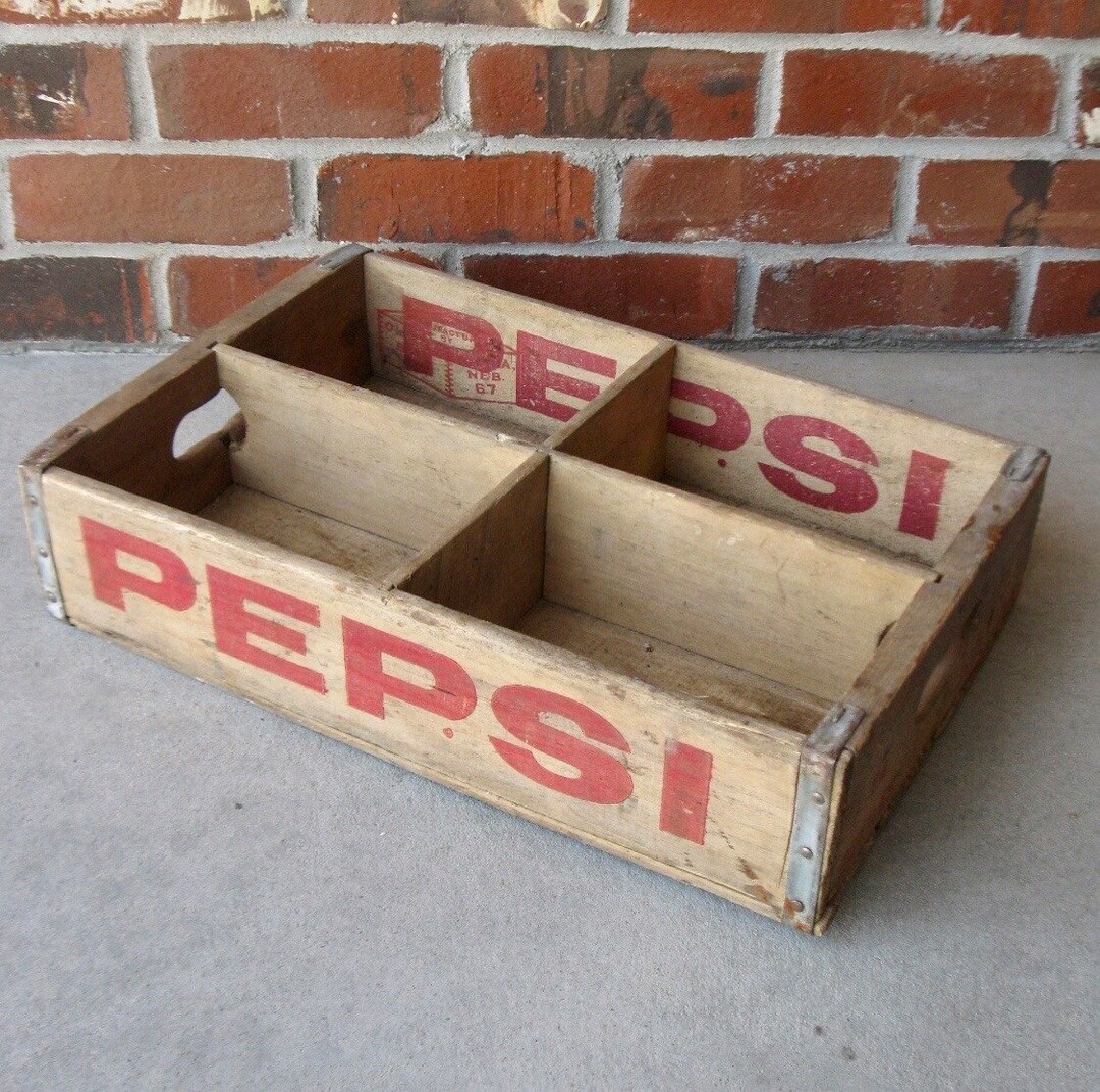 Pepsi Wood Crate- Mid Century- Pepsi Collectible - Grand Island NE ...
