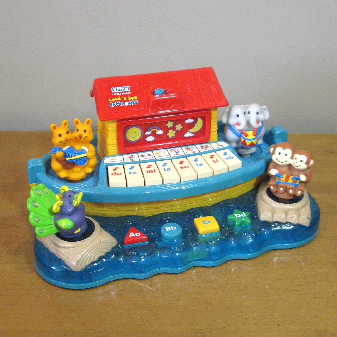 1990s VTECH Little Smart Land 'n Sea Jamboree Musical Toy -interactive ...
