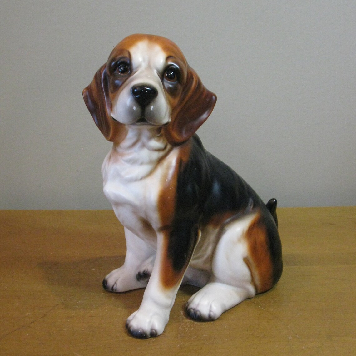 MCM BEAGLE Ceramic XL Dog Figurine- Japan -10" H -excellent -1950s ...
