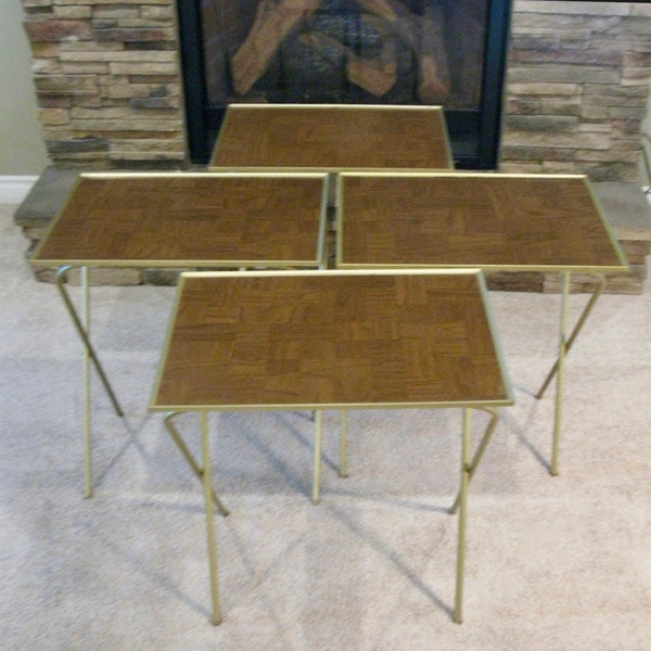 Retro Tv Trays Table - Etsy
