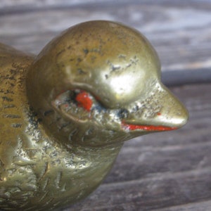 Brass SONGBIRD /finch /chickadee Figurine -statue -2" High -window Sill ...