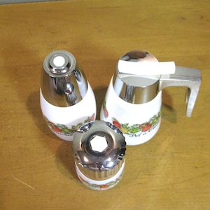 SPICE of LIFE Ketchup & Mustard Condiment Pump Set -with Vinegar Bottle ...
