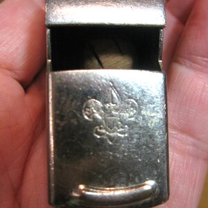 BOY SCOUTS of America Official Whistle metal Whistle vintage BSA ...