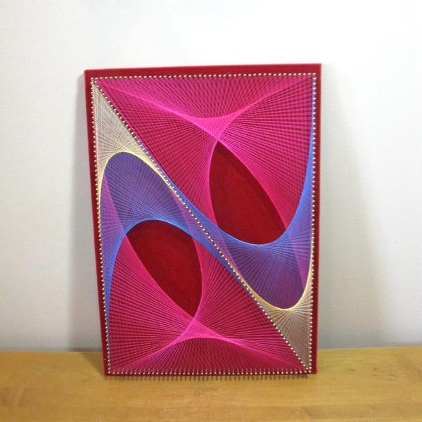 Abstract String Art - Etsy