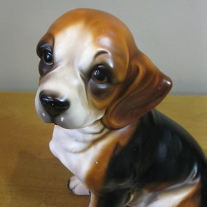 MCM BEAGLE Ceramic XL Dog Figurine- Japan -10" H -excellent -1950s ...