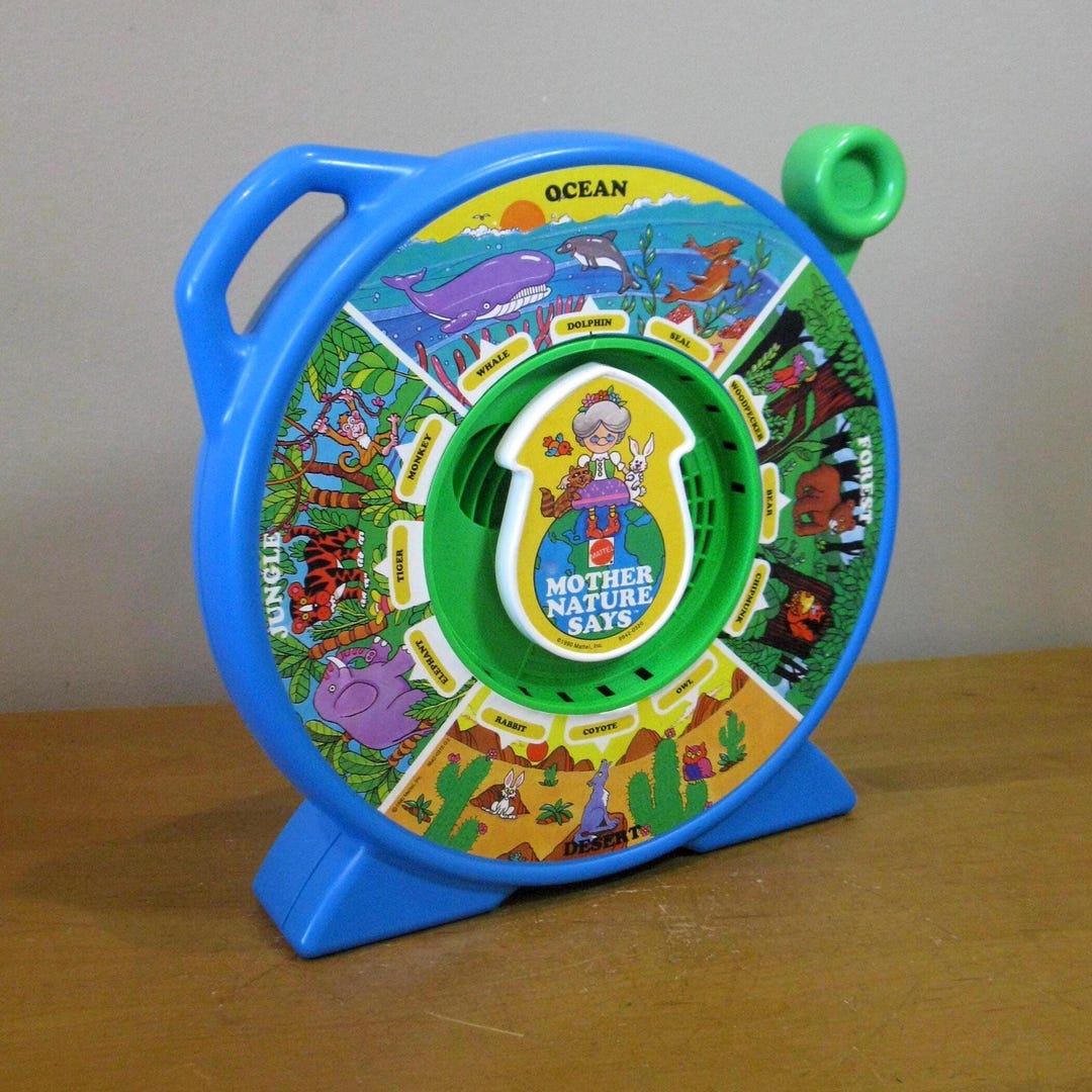 SUPER Nice See ‘N Say MOTHER NATURE Says- 1989/90 -mattel -working ...