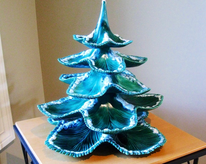 RARE 1960 JAMAR Mallory Studio Stacking Ceramic Tree -tiered "treat ...