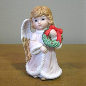 SET of 3 Homco ANGELS -christmas Angels W/ Original Box- 4" X 2 1/4 ...