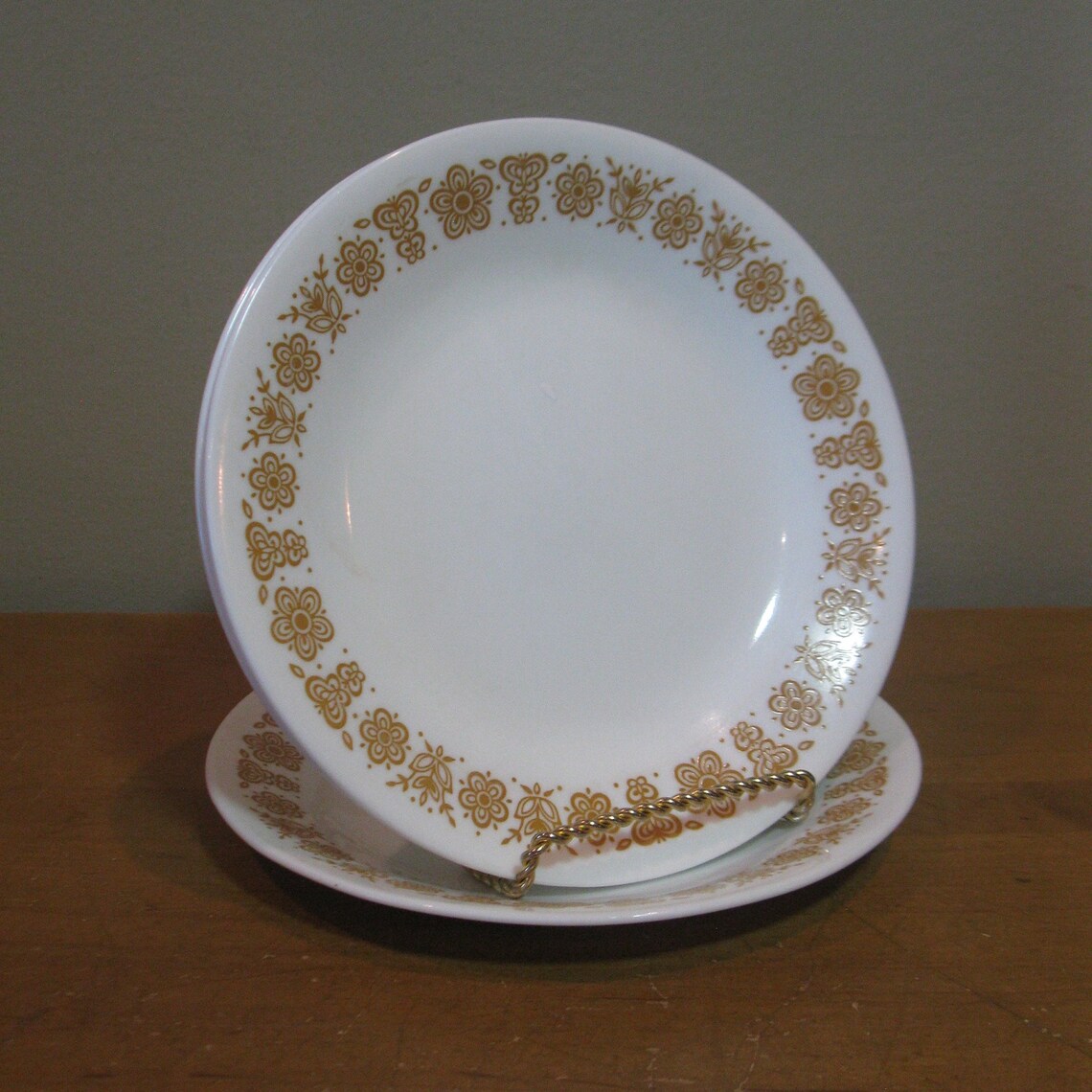 Vintage 24 Pcs Corelle BUTTERFLY GOLD Set for 4- Harvest Gold -preowned ...