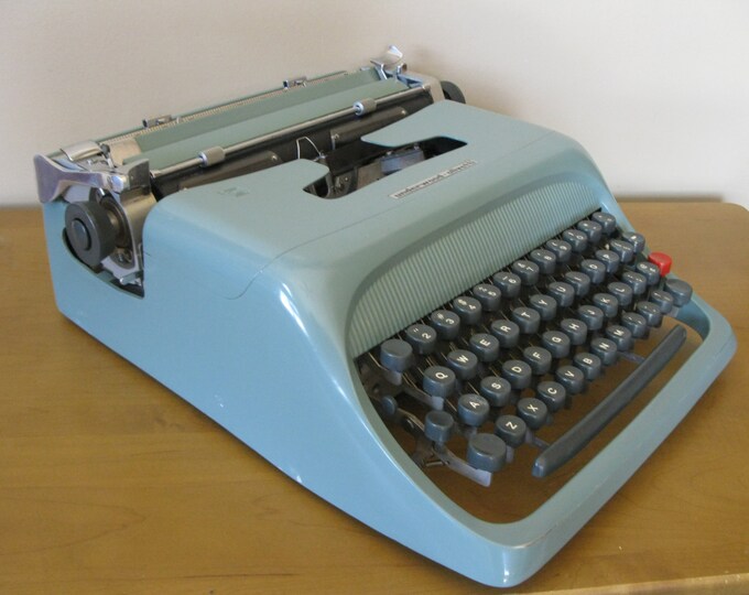 Olivetti Studio 44 Manual Typewriter Underwood Olivetti Teal Blue ...