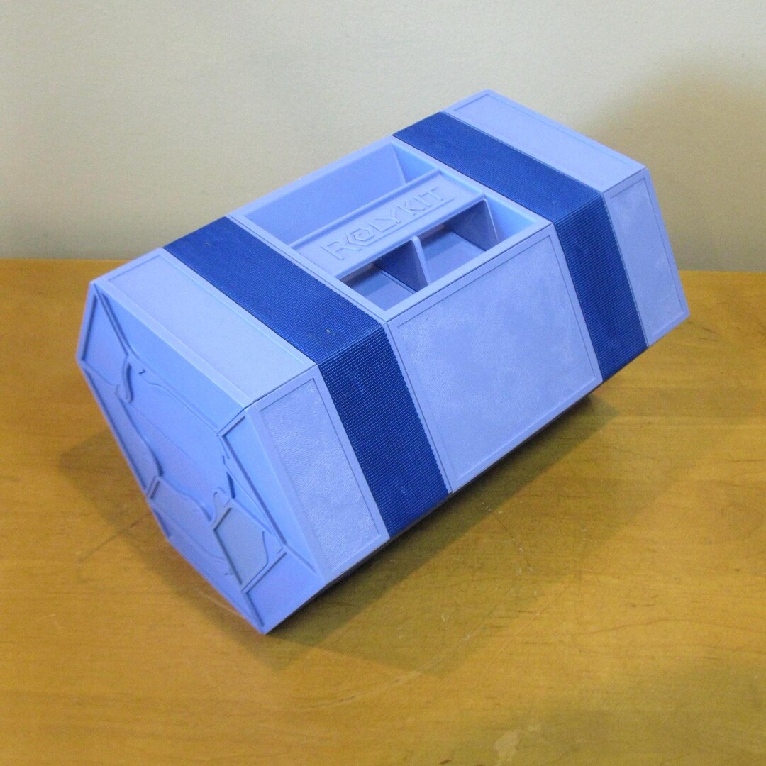 ROLY KIT roll up Tool Box Blue Lavender storage Box adjustable ...