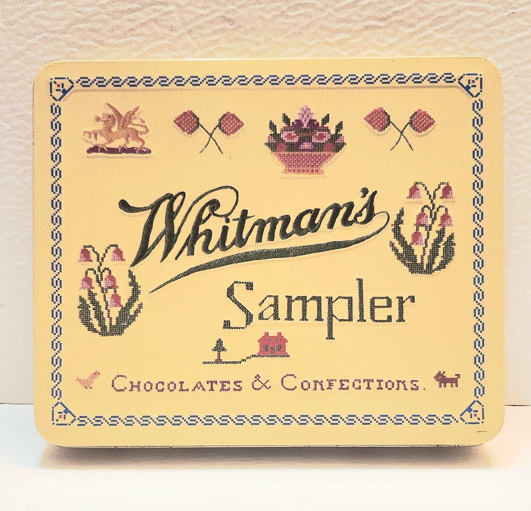 Whitman's Sampler Chocolates & Confections Vintage Advertising Tin ...