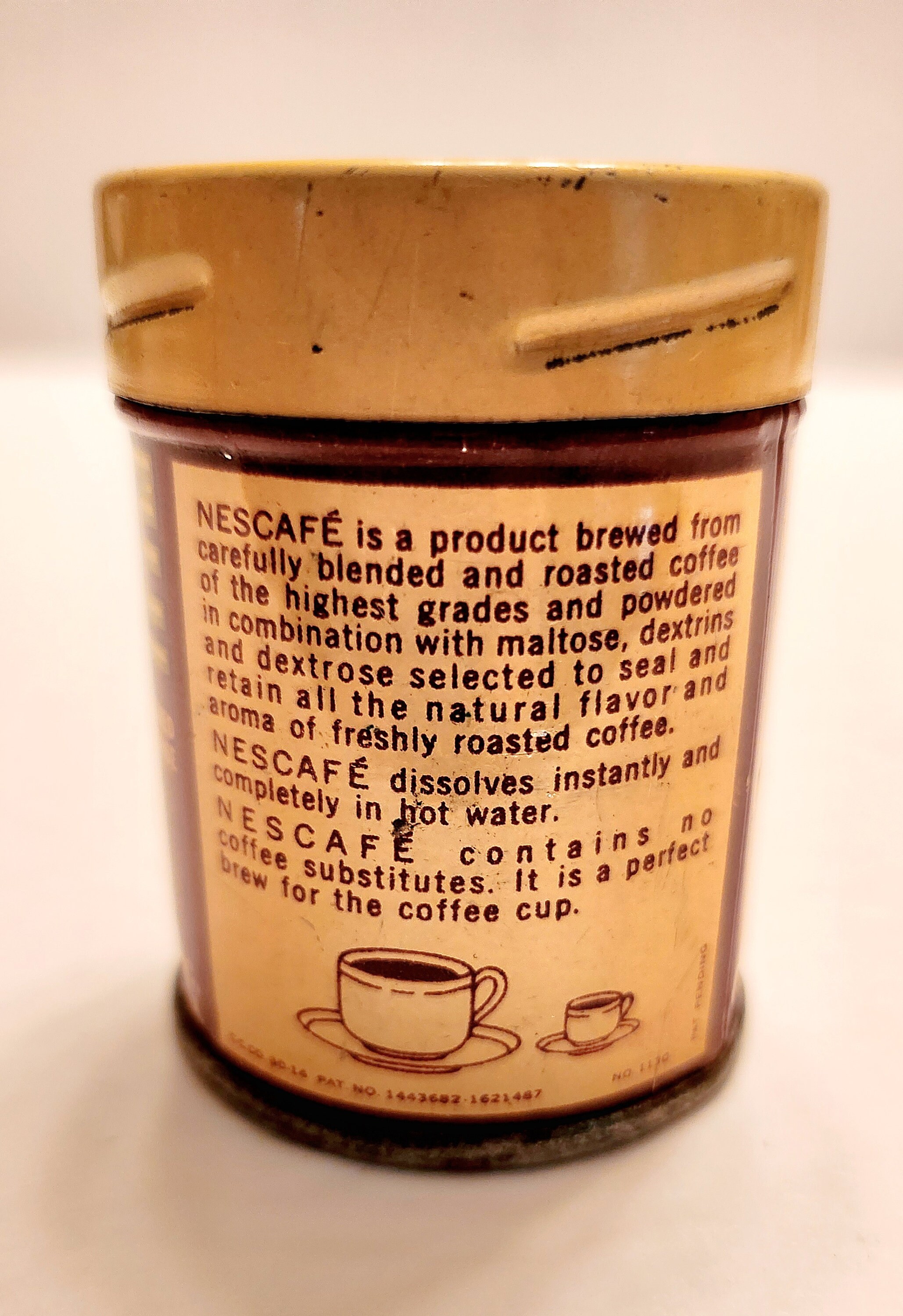 Vintage Nescafe Advertising Sample Product Tin 29020 - Etsy