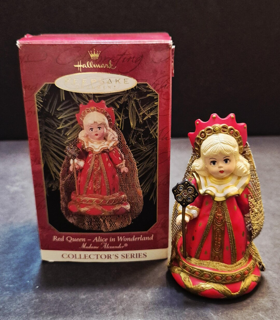 Hallmark Vintage 1999 Red Queen-alice in Wonderland, Madame Alexandria ...