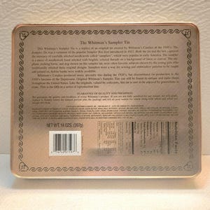 Whitman's Sampler Chocolates & Confections Vintage Advertising Tin ...