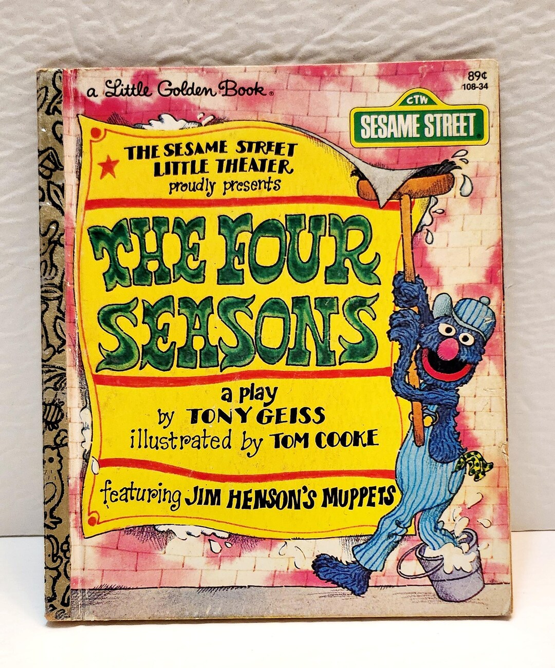 Little Golden Sesame Street "the Four Seasons" Children's Vintage Book ...