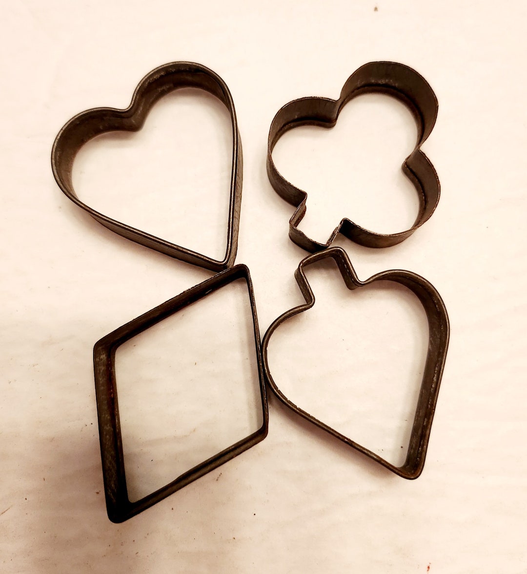 Vintage 1940s-1950s Rare! Bridge Party Cards Sandwich/cookie Cutters ...