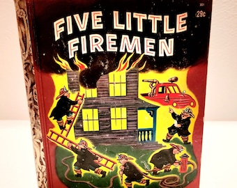 Five Little Firemen A Little Golden Book Margaret Wise Brown Edith ...
