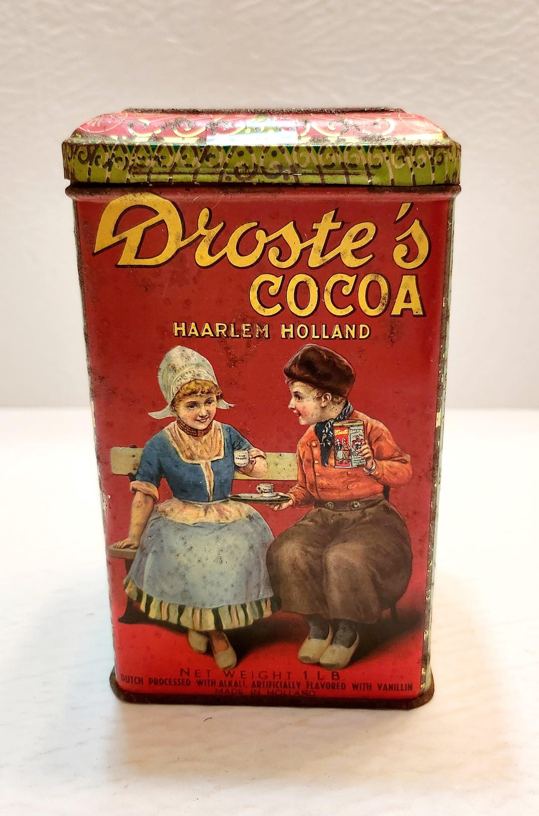Droste's Cocoa Vintage Advertising Tin -- #29251A - Etsy