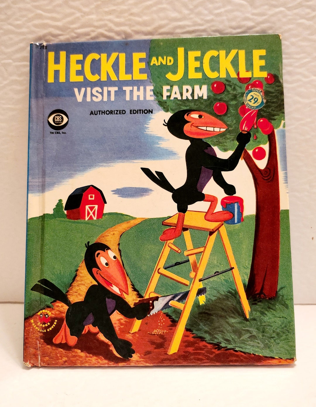 Wonder Books Vintage Heckle and Jeckle Visit the Farm-1958 -- #B2865 - Etsy