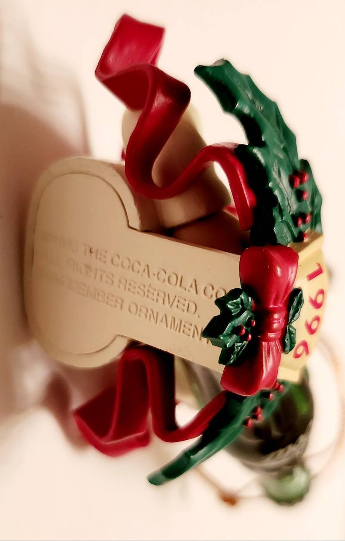 Coca-cola 1996 Sprite Boy Holding Bottle Christmas Ornament (vintage ...