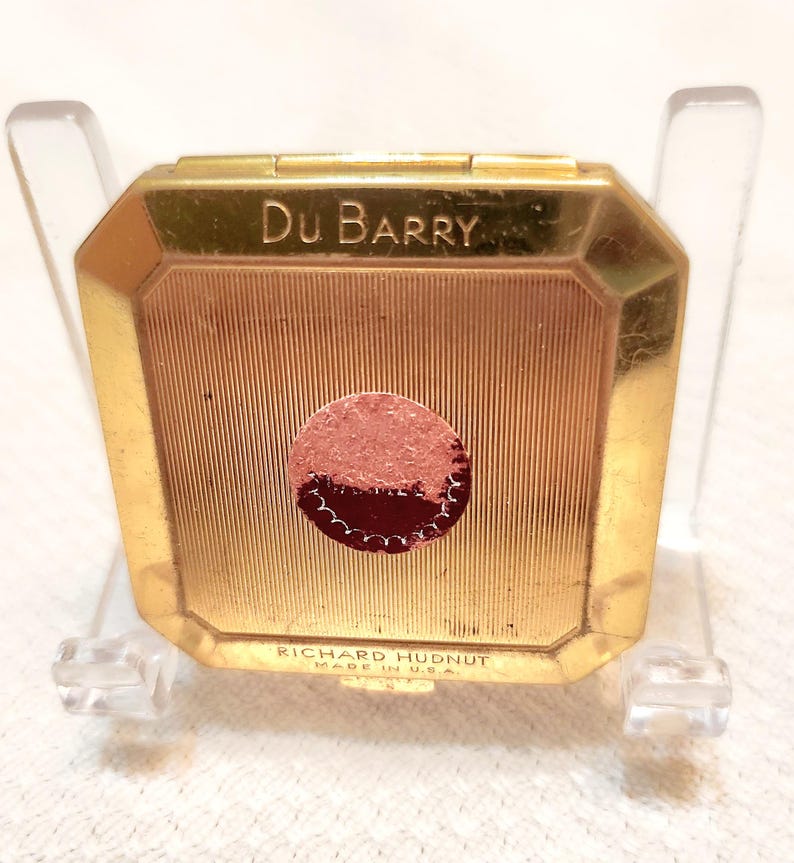 Richard Hudnut "dubarry" Vintage Small Goldtone Rouge Compact -- #29427 ...