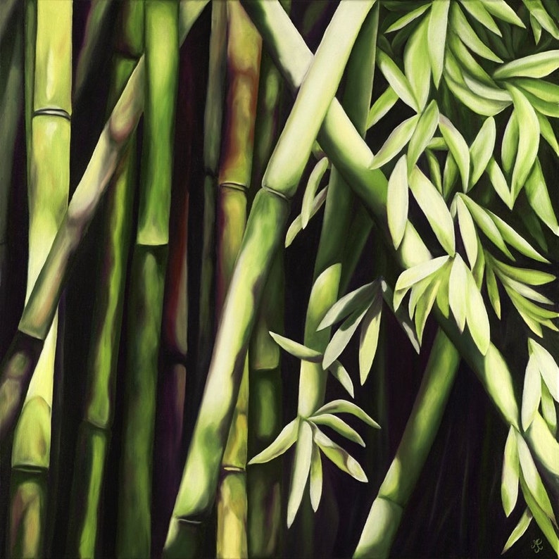 Bamboo Limited Edition Giclee - Etsy
