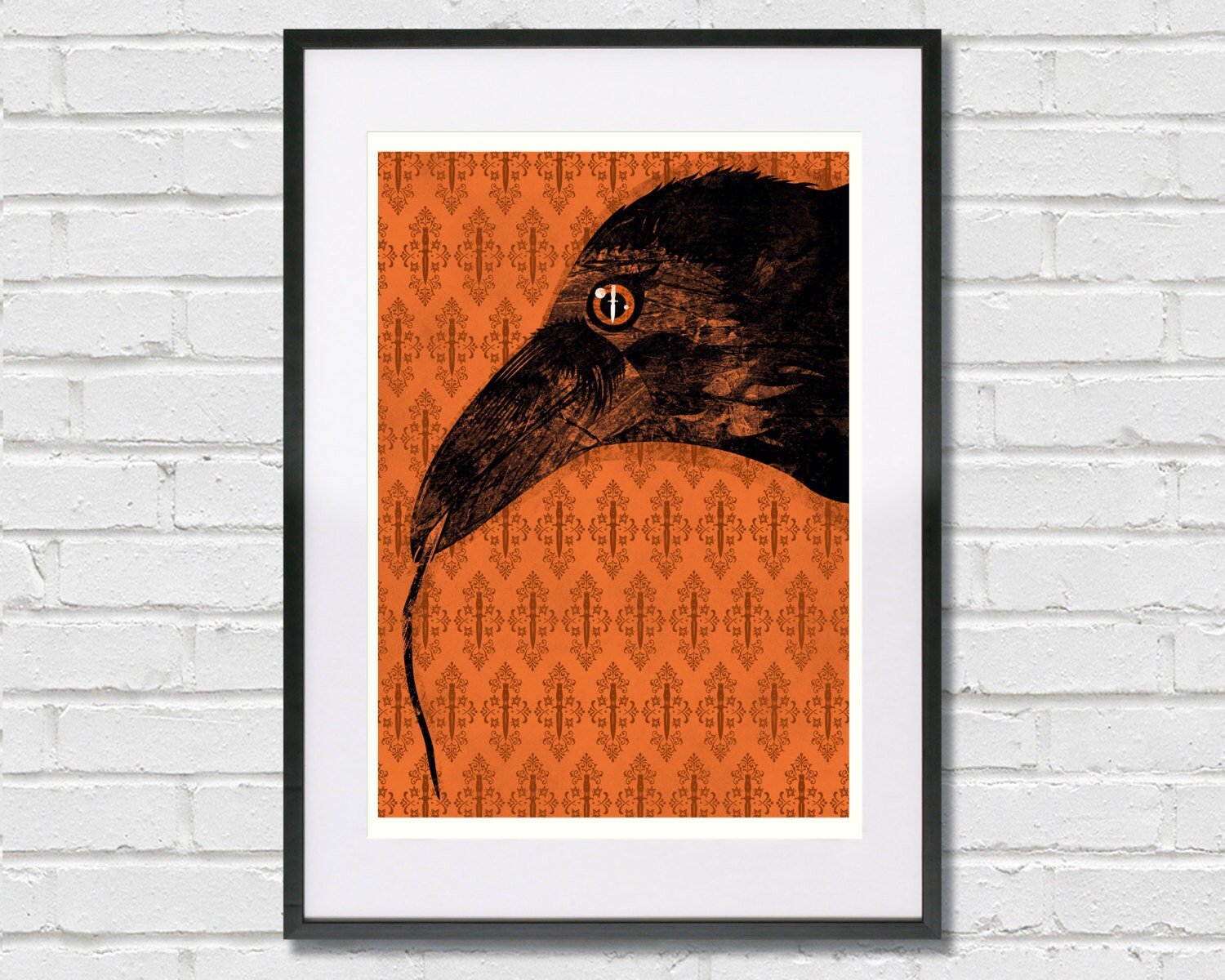 Caledonian Crow Silkscreen Art Print Screen Print in | Etsy