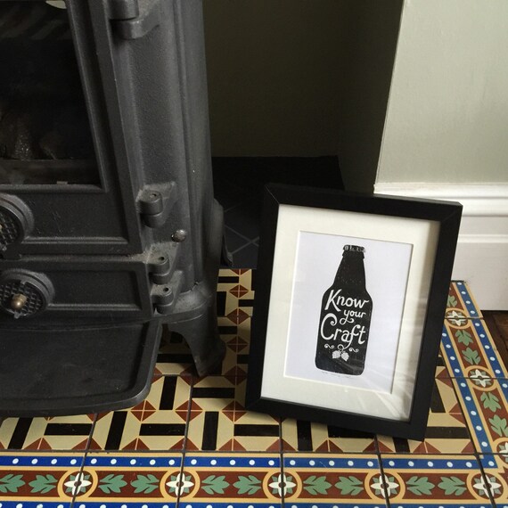 Craft Beer Screen Print | Etsy