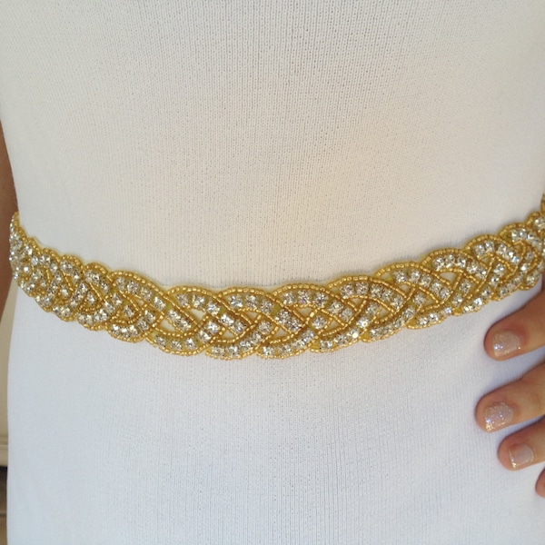 Beaded Bridal Sash - Etsy