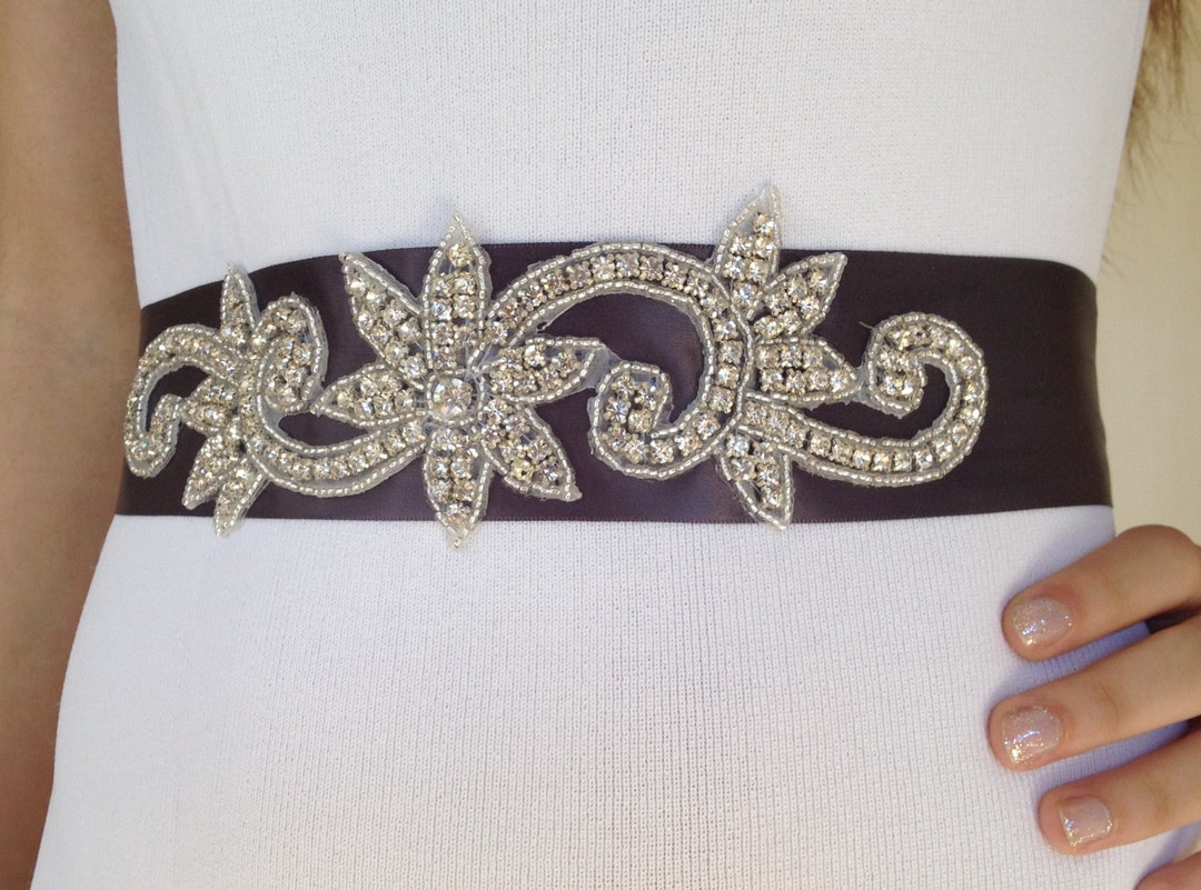 Bridal Sah,bridal Beaded Sash,bridesmaid Sash,wedding Bridal Sash ...