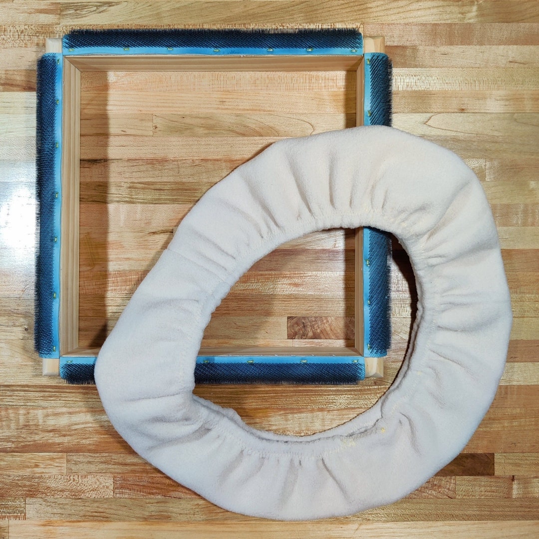 Bonus Buy! Punch Needle/rug Hooking Frame 10" X 10" With the Fleece ...